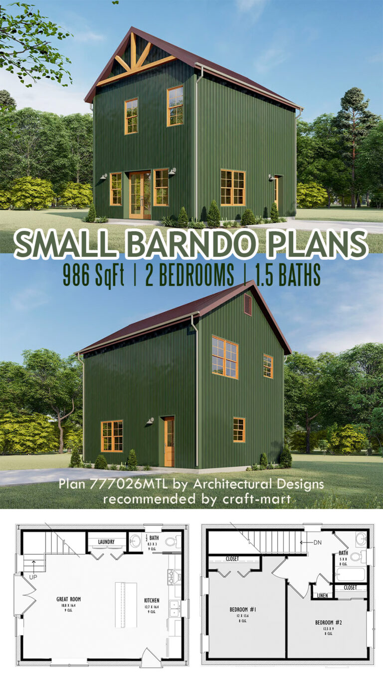 12 Small Barndo Plans to Build Your Dream Home - Craft-Mart