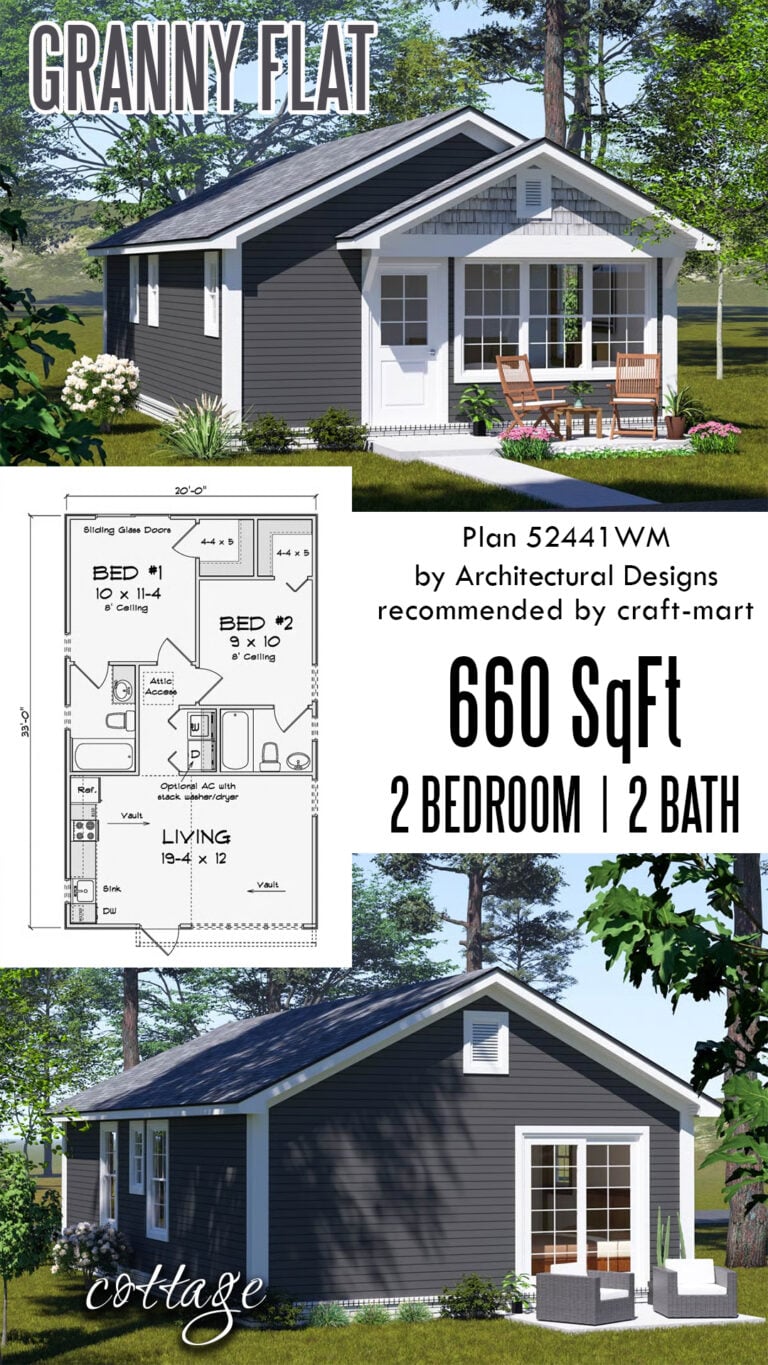 14 Retirement House Plans to Build a Perfect Granny Flat - Craft-Mart