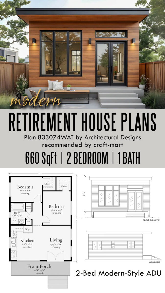 14 Retirement House Plans to Build a Perfect Granny Flat - Craft-Mart
