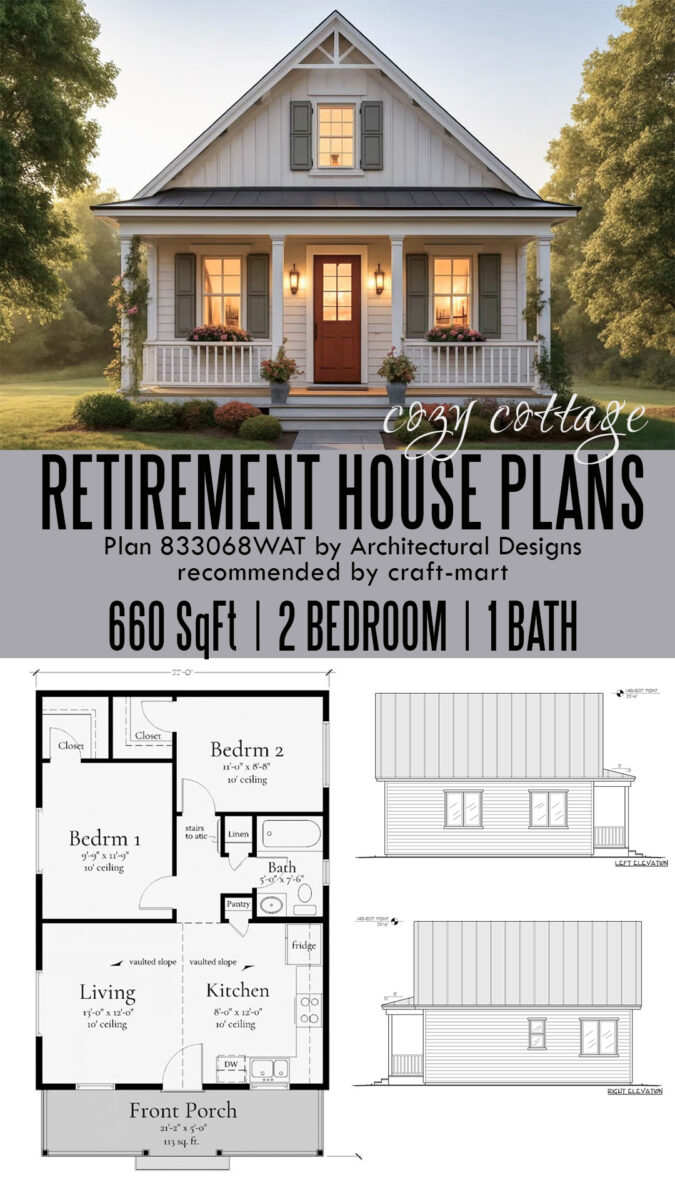 14 Retirement House Plans to Build a Perfect Granny Flat - Craft-Mart