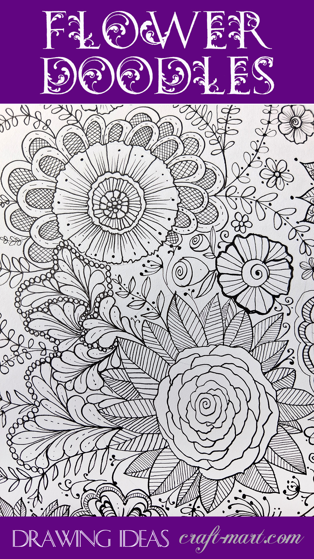 194_4_FLOWER_DOODLES - Craft-Mart