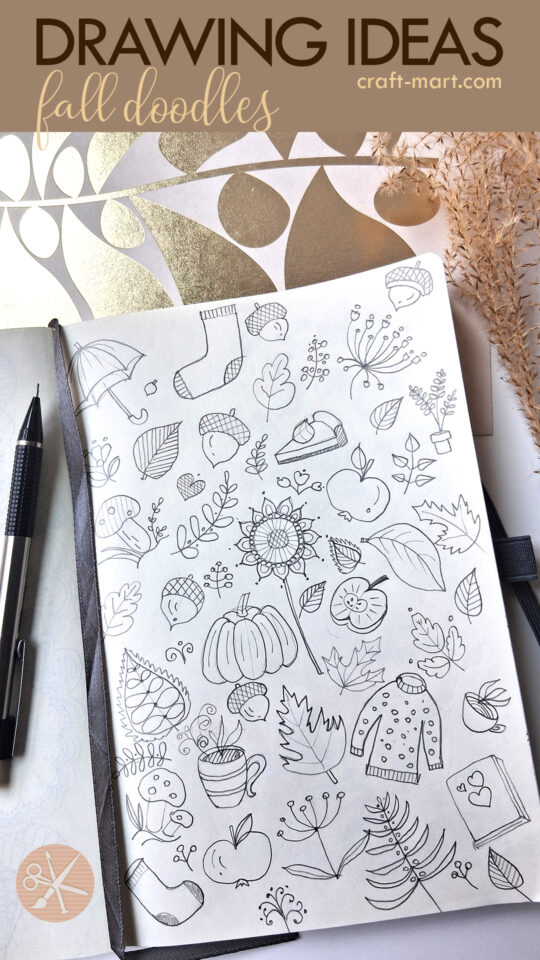77+ Easy Fall Doodles to Add Pumpkin Spice to Your Bujo - Craft-Mart