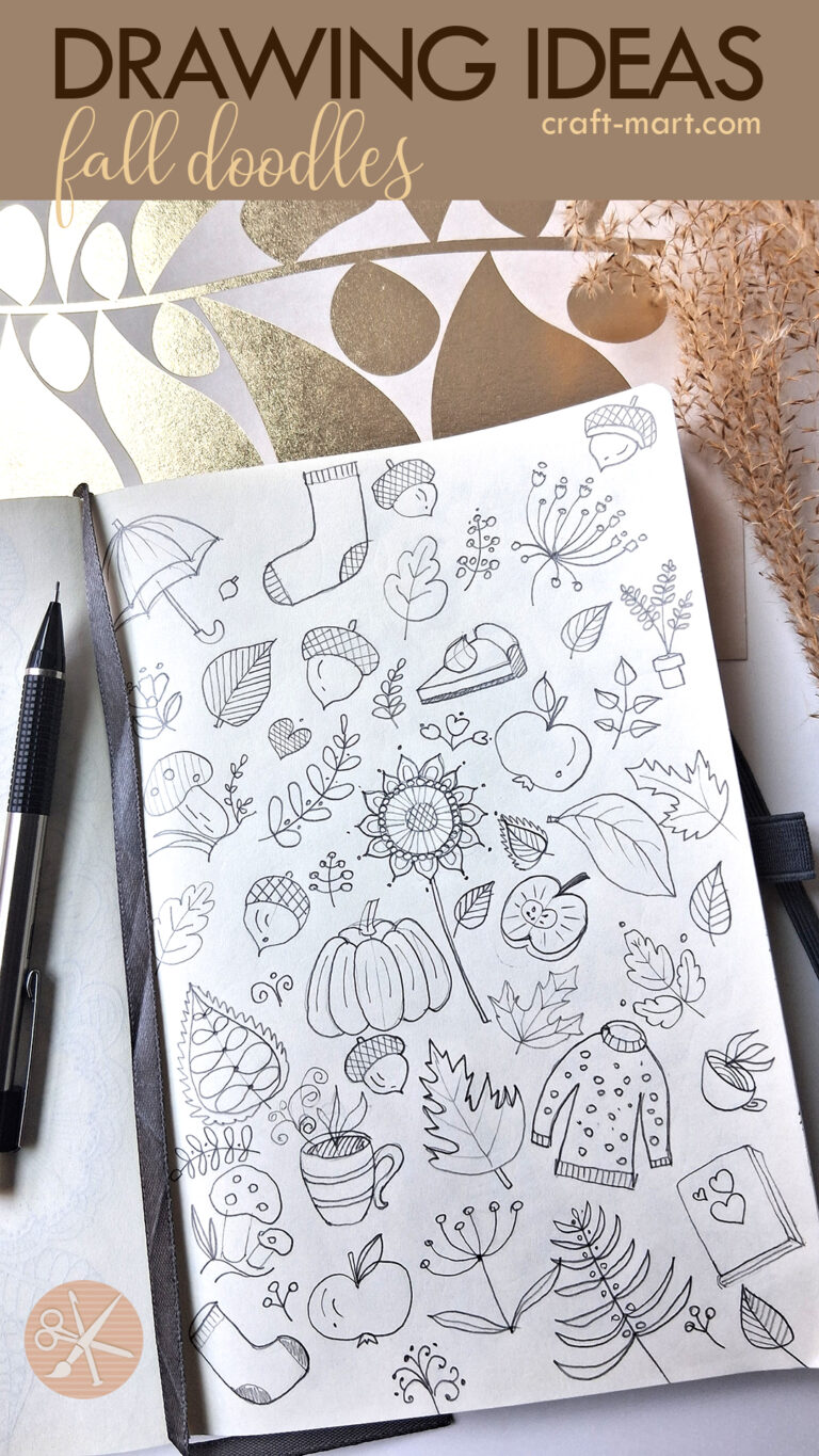 77+ Easy Fall Doodles to Add Pumpkin Spice to Your Bujo - Craft-Mart