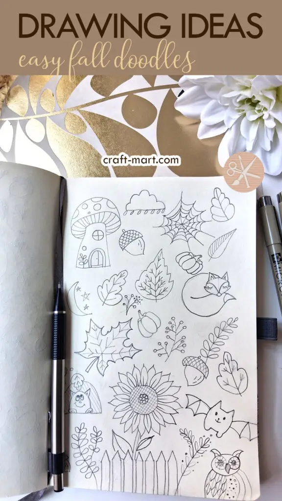 77+ Easy Fall Doodles to Add Pumpkin Spice to Your Bujo - Craft-Mart