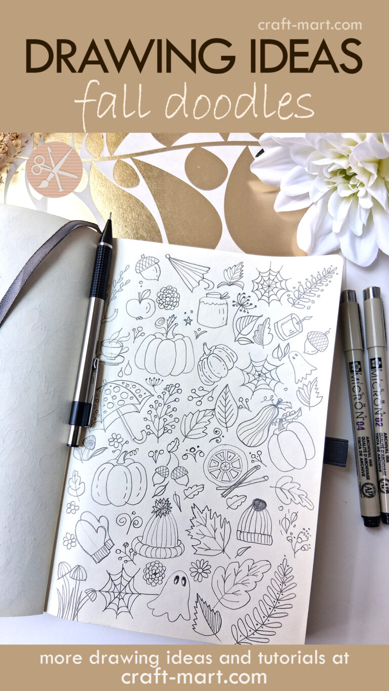 77+ Easy Fall Doodles to Add Pumpkin Spice to Your Bujo - Craft-Mart