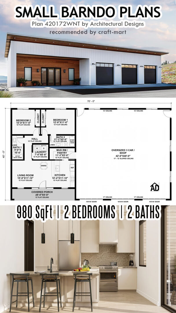 Small Barndo Floor Plans: How Small is Too Small? - Craft-Mart