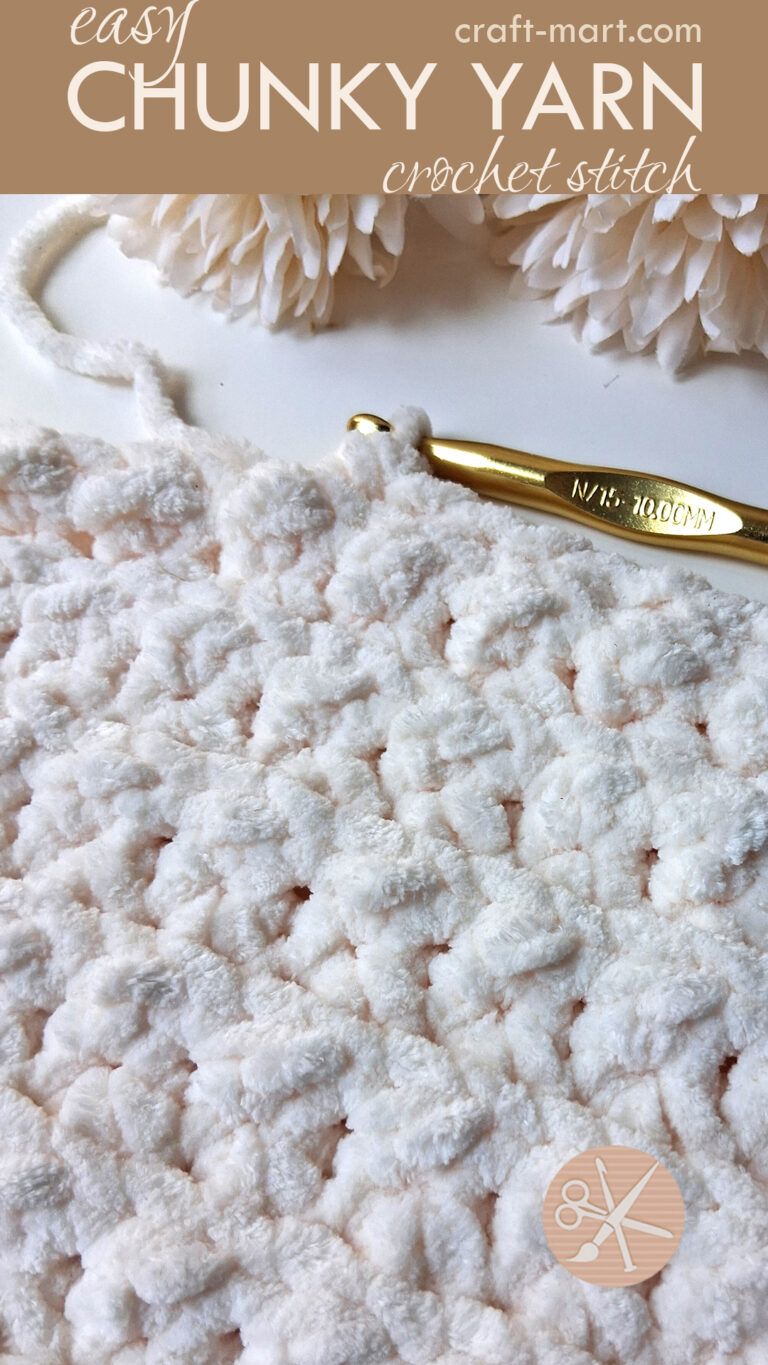 Chunky Yarn Crochet Stitch - Craft-Mart