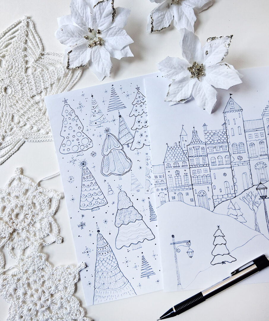 winter doodles Archives - Craft-Mart