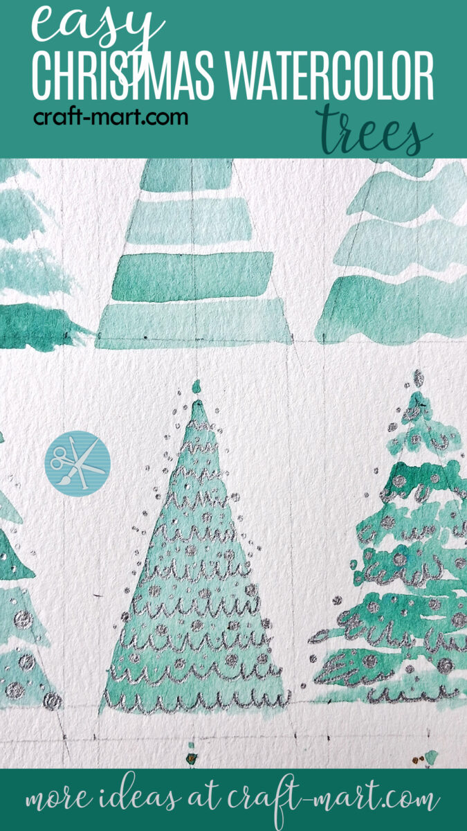 Easy Watercolor Christmas Art Tutorial - Craft-Mart