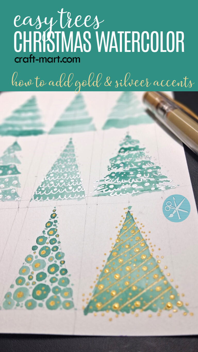 Easy Watercolor Christmas Art Tutorial - Craft-Mart