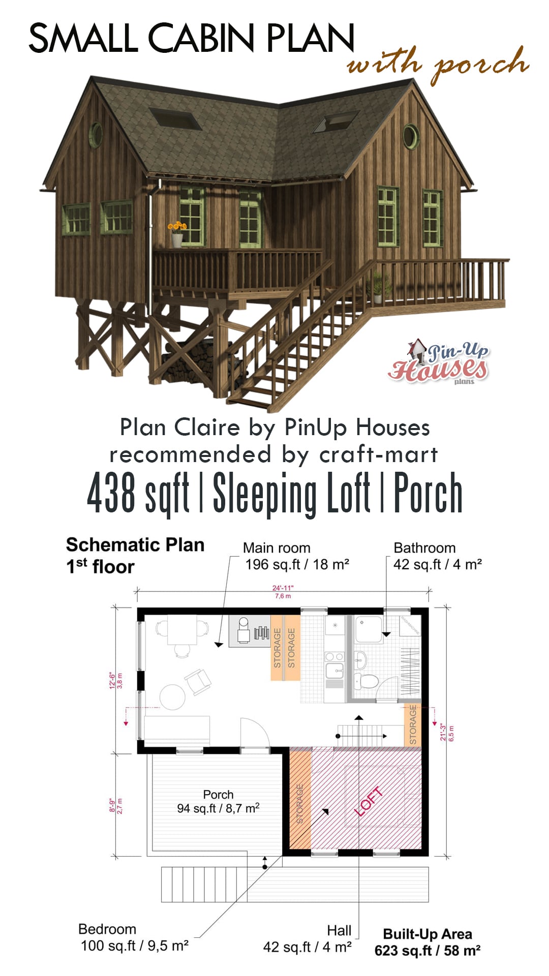 342_4_Small-House-Plans-with-Porch_Claire - Craft-Mart