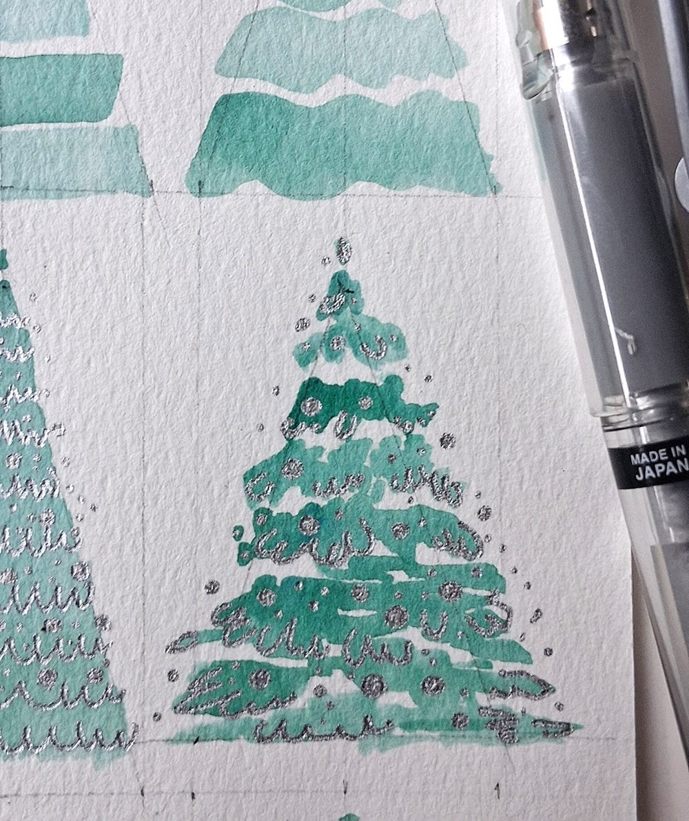 watercolor Christmas trees tutorial Archives - Craft-Mart