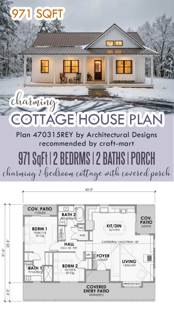 17 Popular Cottage House Plans - Craft-Mart