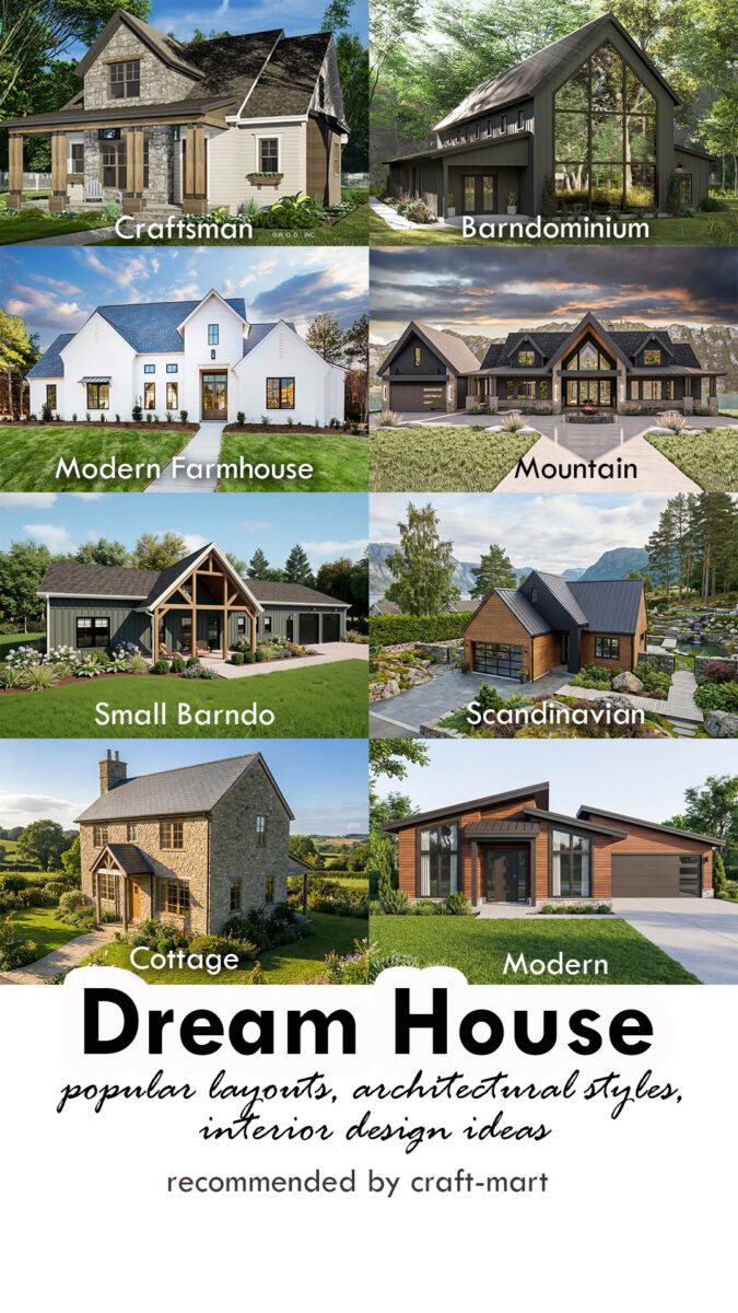 Dream House: Popular Layouts, Styles, Interior Design - Craft-Mart