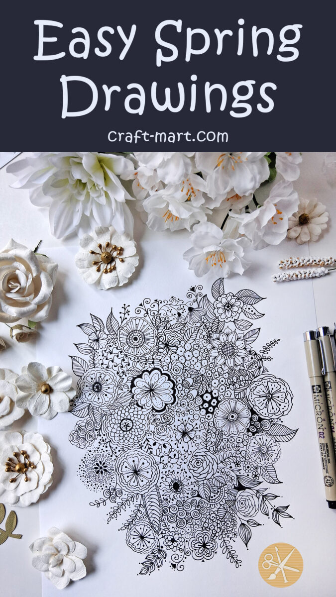 Easy Spring Drawings - Craft-Mart