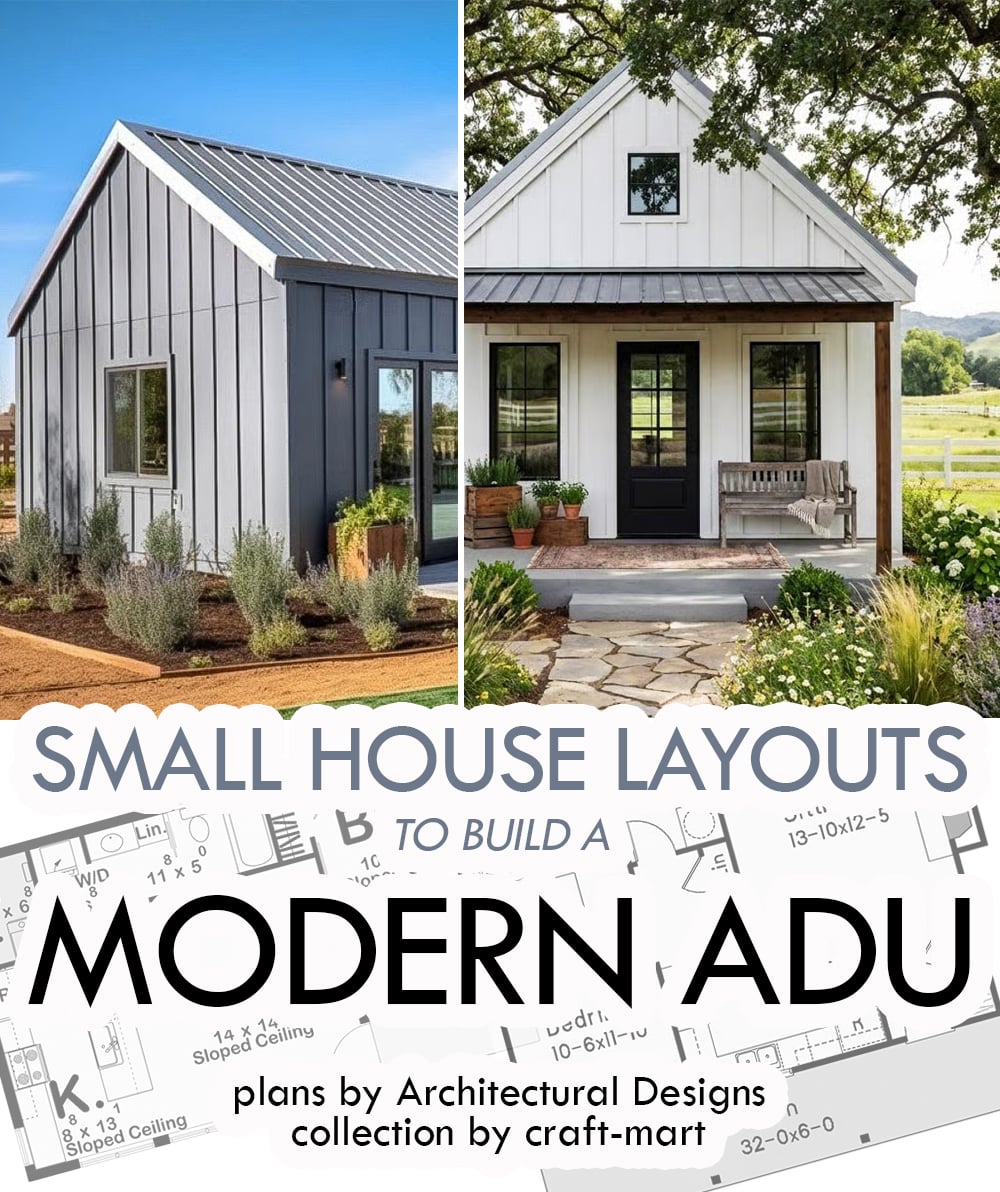 Small House Layouts to Build a Modern ADU - Craft-Mart
